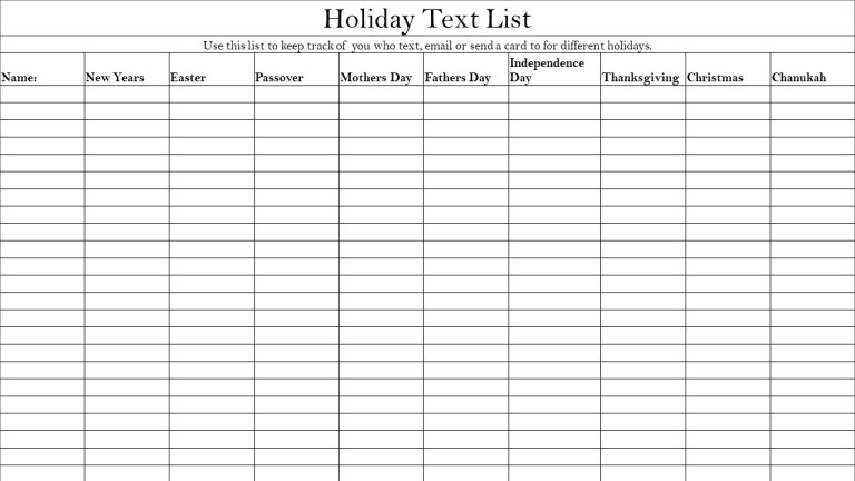 All the Lists to Make Your Life More Organized – Teach Grow Sow