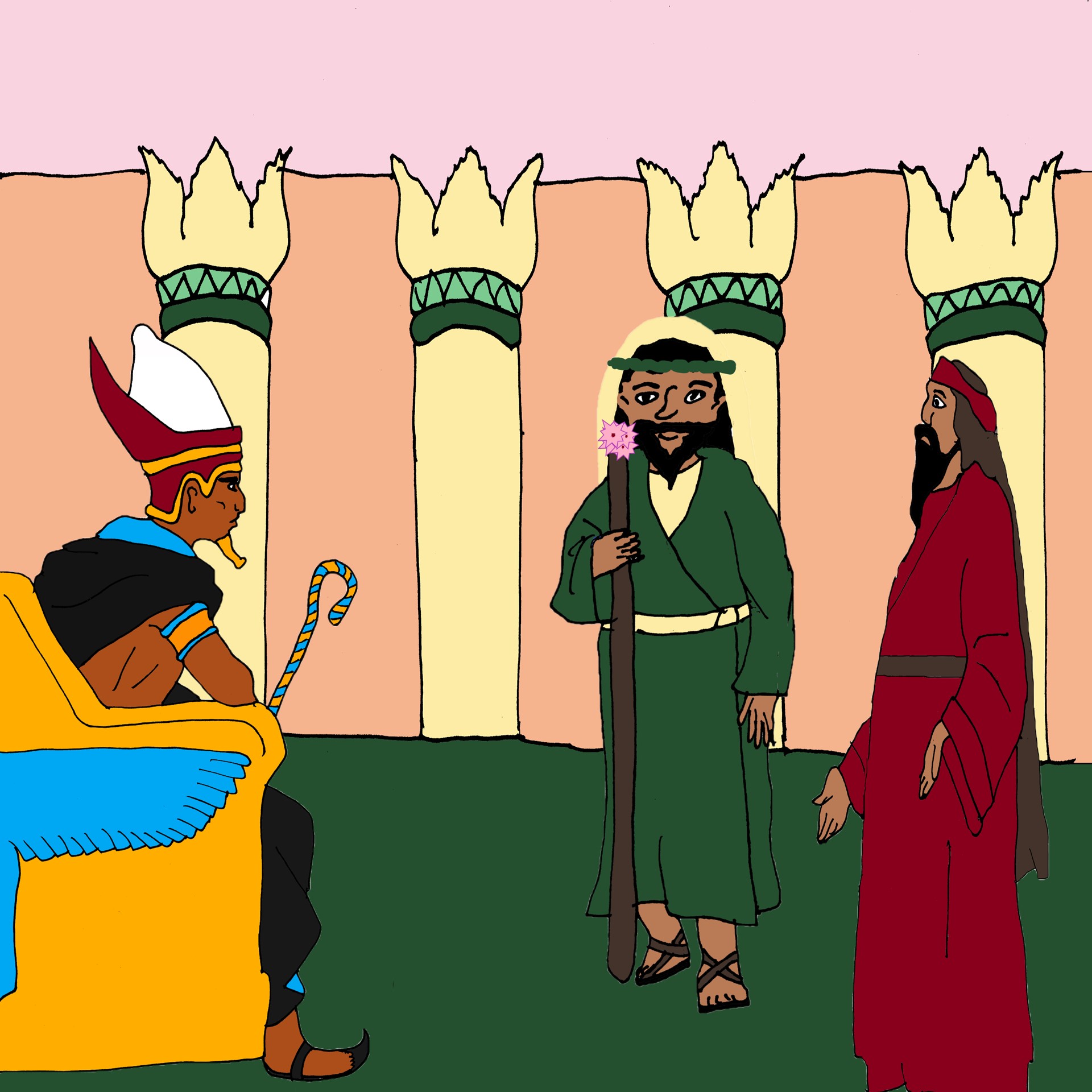 Moses and Pharaoh – Teach Grow Sow