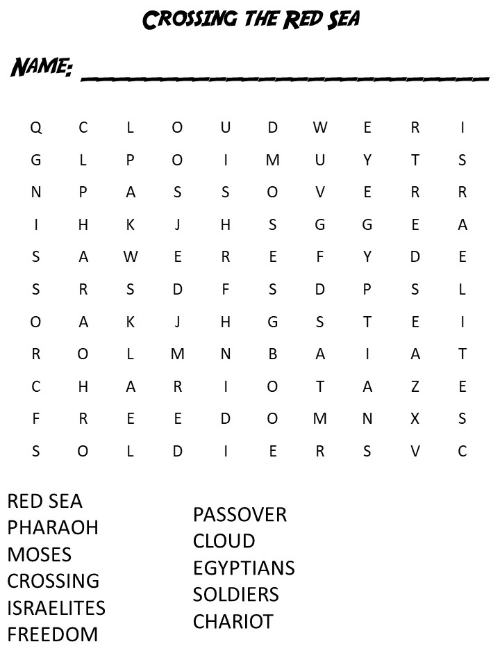 Crossing the Red Sea – Teach Grow Sow