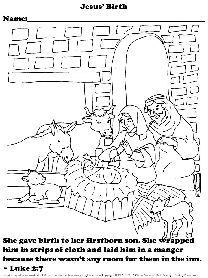 Jesus’ Birth – Teach Grow Sow