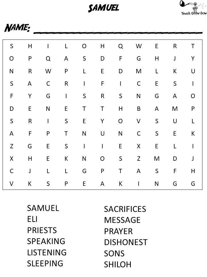 Samuel – Teach Grow Sow
