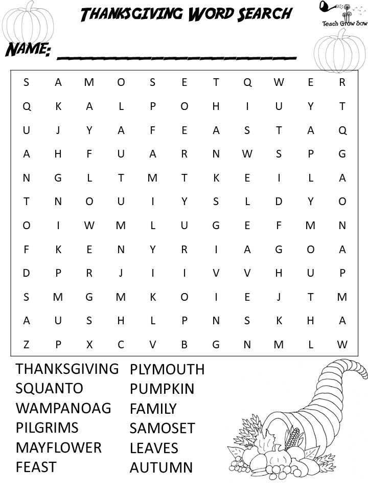 Thanksgiving – Teach Grow Sow
