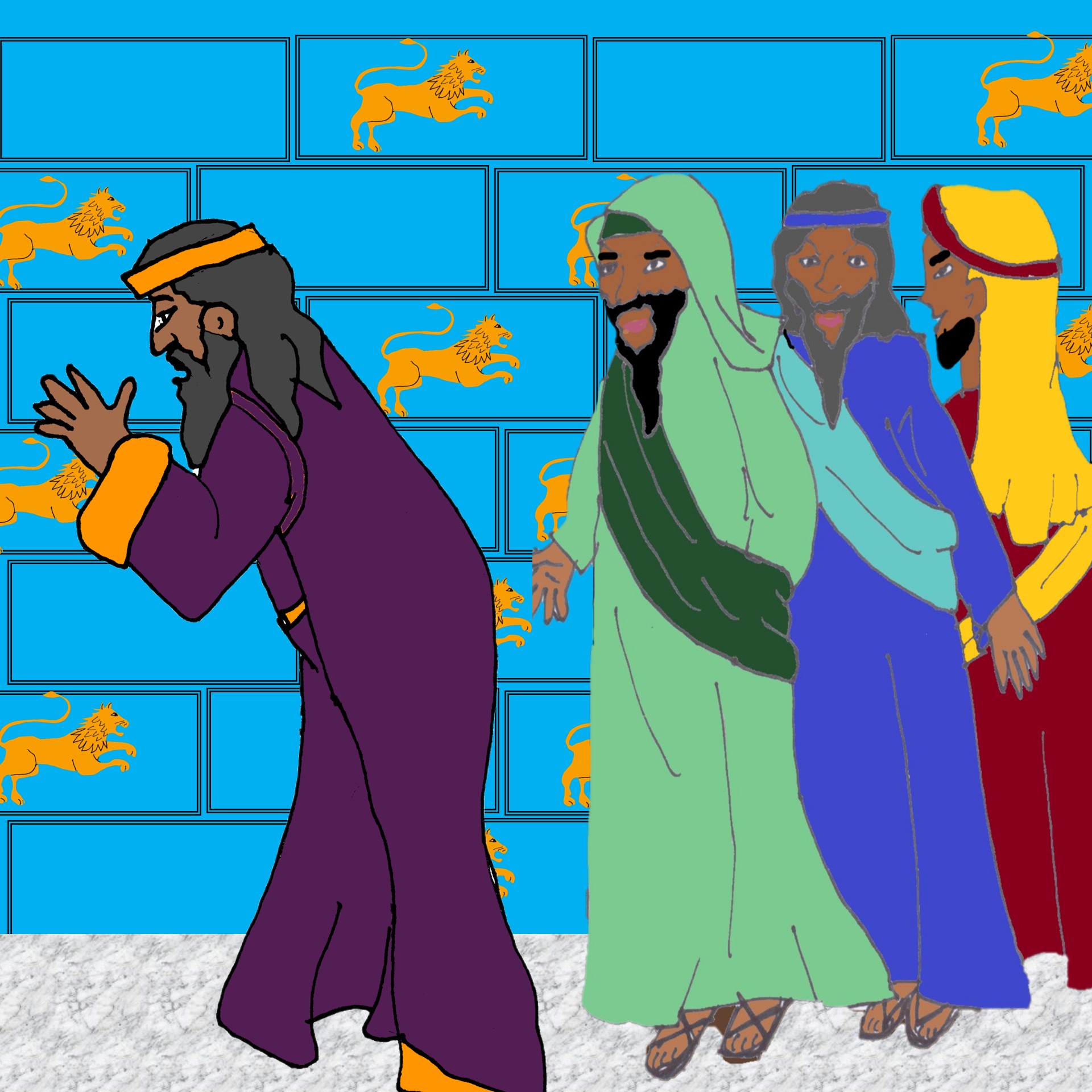 Daniel in the Lions’ Den – Teach Grow Sow