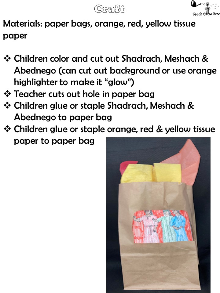 Shadrach Meshach And Abednego Craft