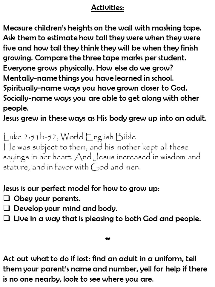 Jesus in the Temple – Teach Grow Sow