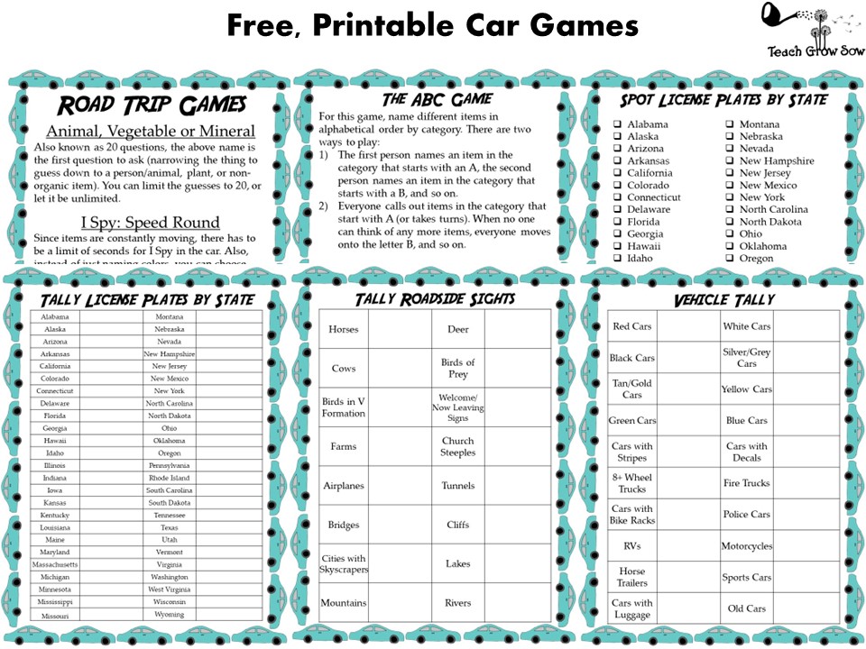 Activity Pages – Teach Grow Sow