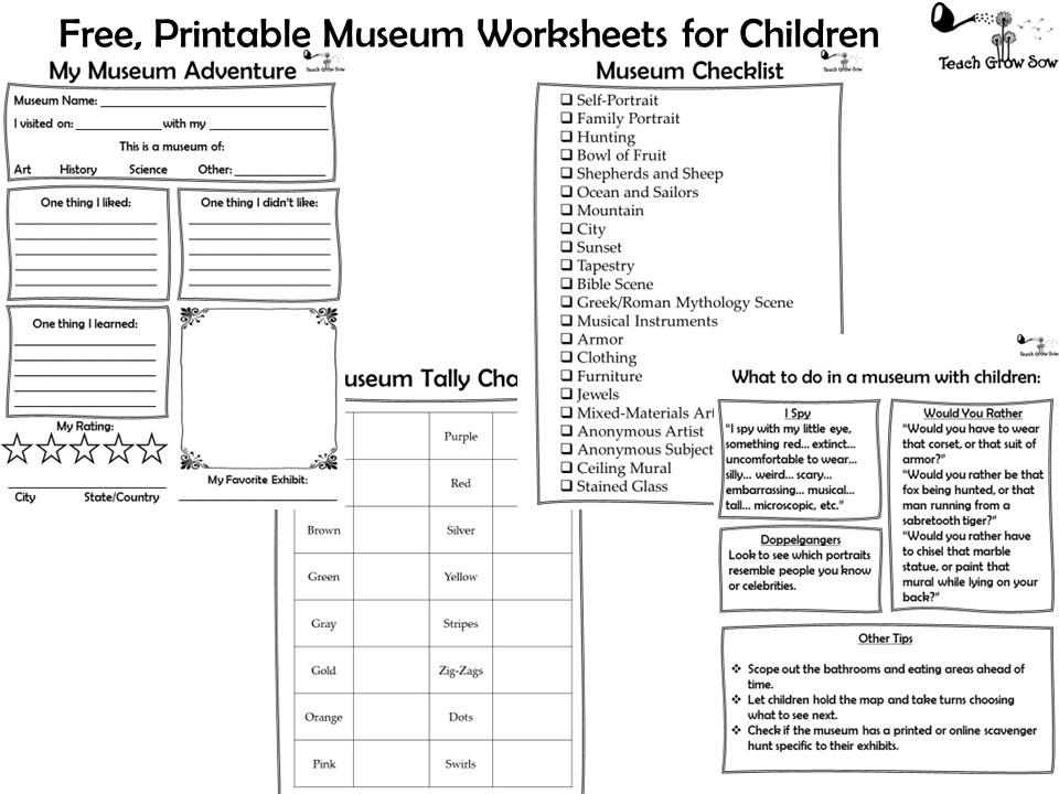 Activity Pages – Teach Grow Sow