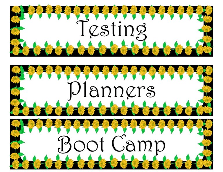 Classroom Organization – Teach Grow Sow