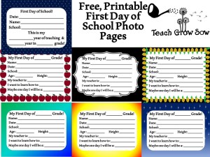 Beginning of the Year – Teach Grow Sow