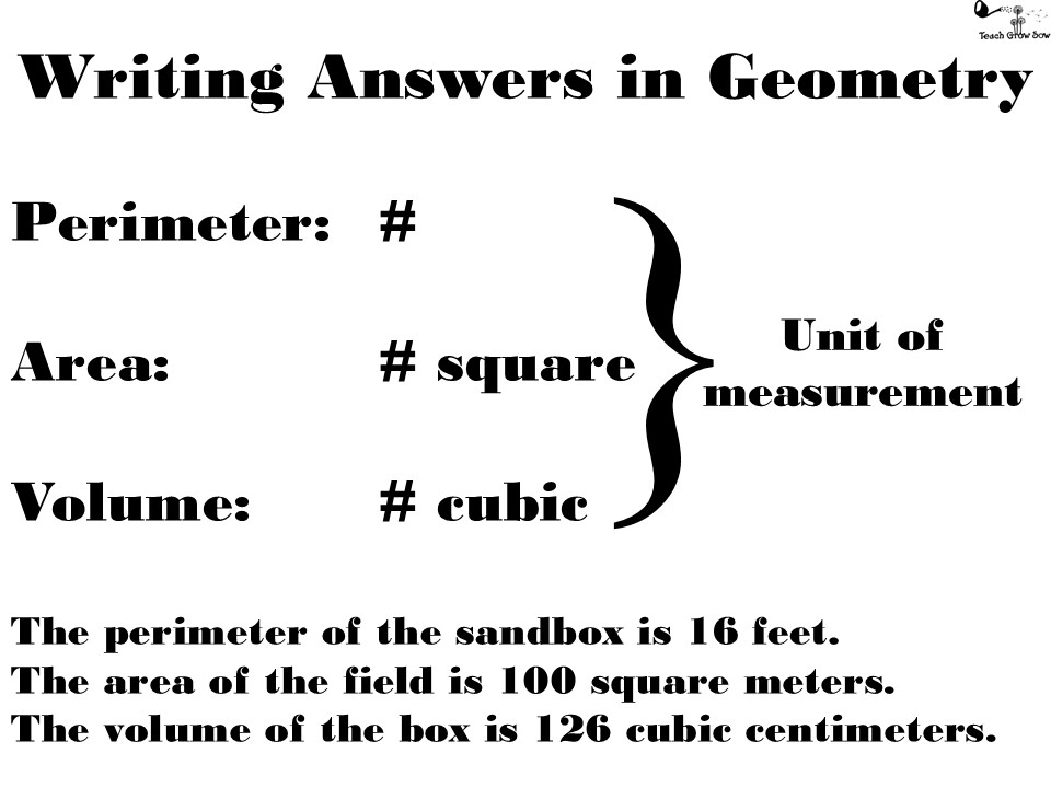 Geometry – Teach Grow Sow