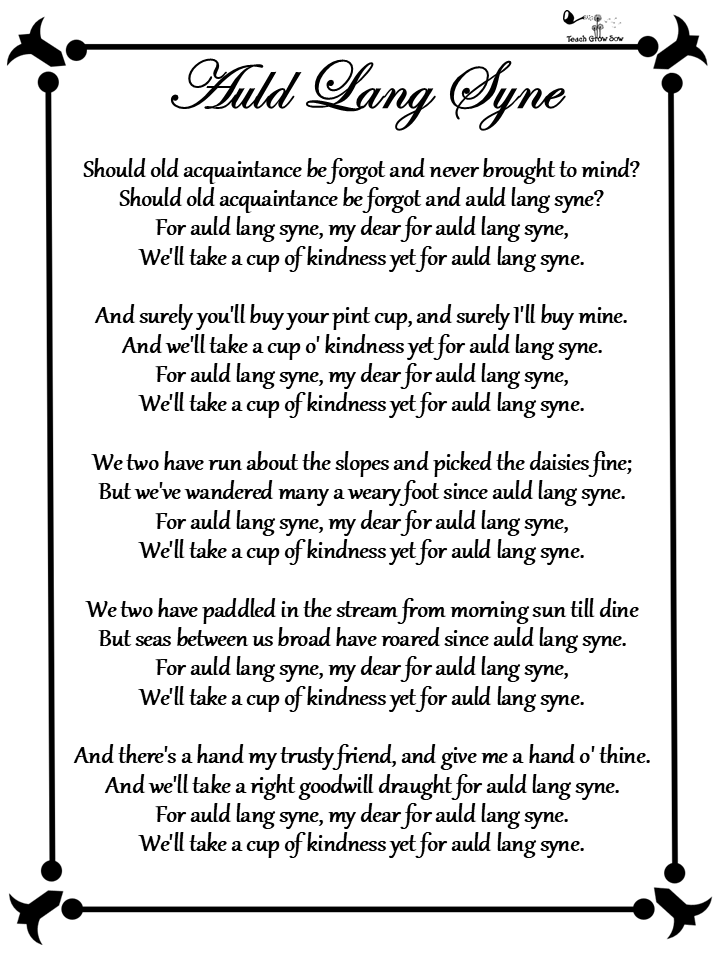 New Year’s – Teach Grow Sow