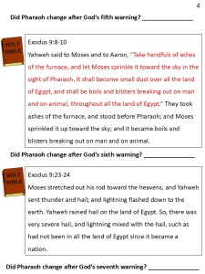 Moses and Pharaoh – Teach Grow Sow